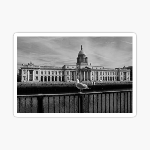 "The Custom House, Dublin" Sticker for Sale by EstherMoline | Redbubble