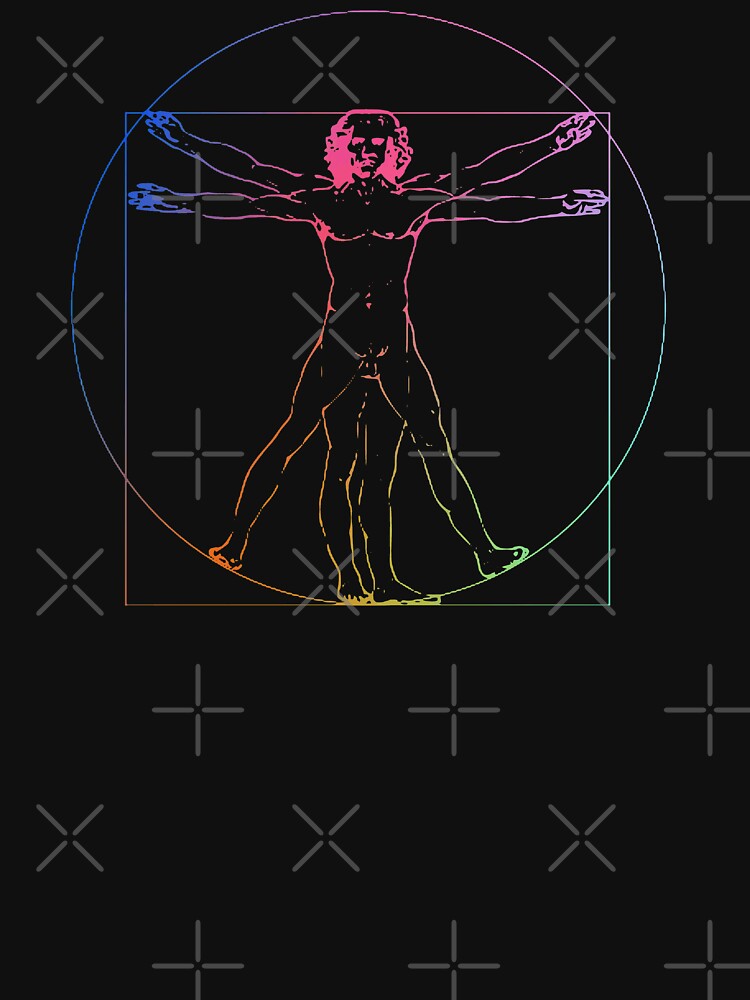 T-shirt « Homme de Vitruve », par equiliser | Redbubble