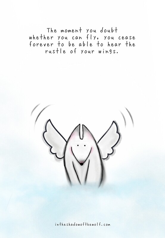 "The Rustle of Your Wings " by WolfShadow27 | Redbubble