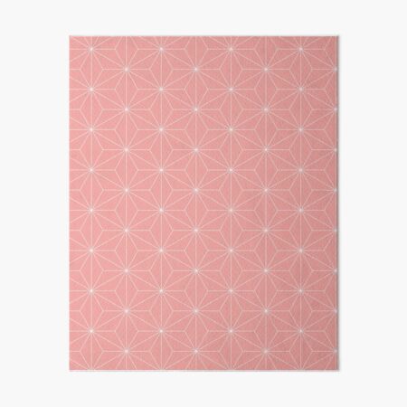 "Japanese Pink Kimono Pattern -Asanoha- Traditional Peach and Sakura ...
