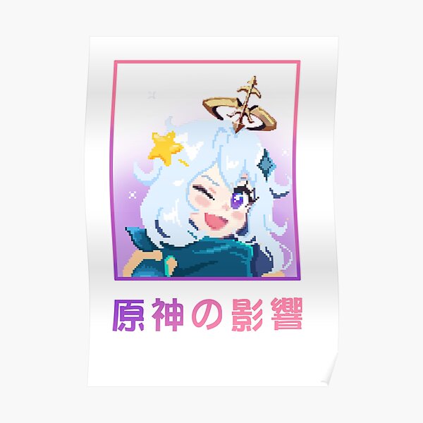 "Genshin Impact Pixel Paimon" Poster von HekoRGB | Redbubble