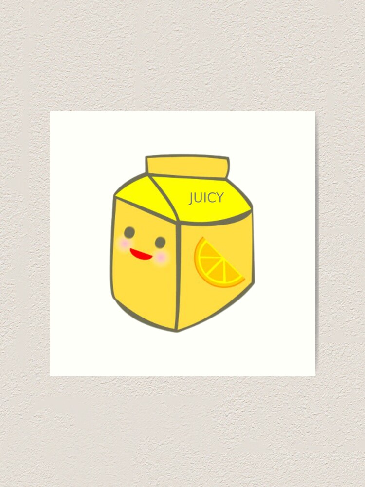 "juicy cartoon carton" Art Print for Sale by Robo100 | Redbubble