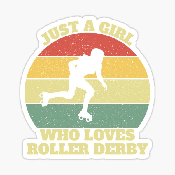 "Roller Derby Girl" Sticker by Salvadax | Redbubble