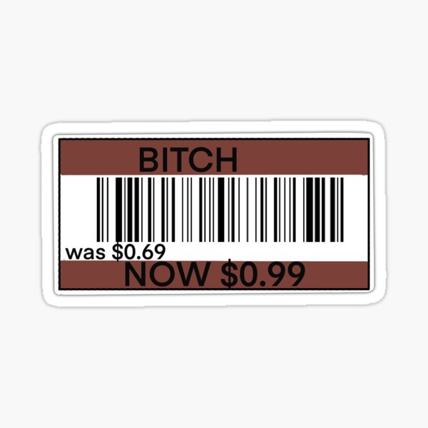 "Barcode " Sticker for Sale by donebyc | Redbubble