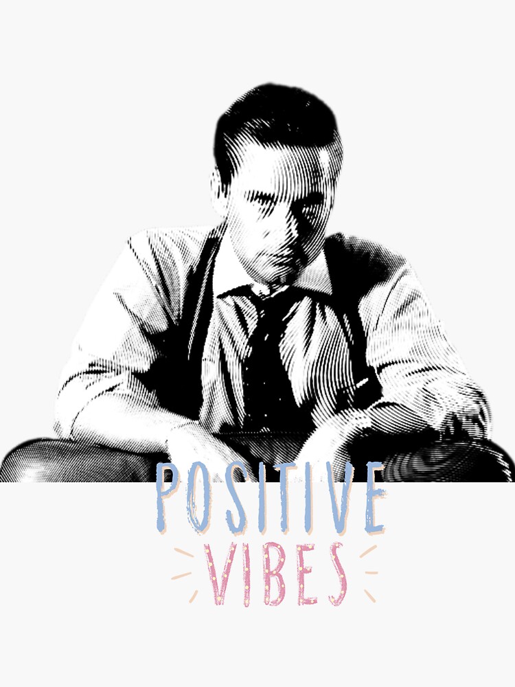 "Gordon Gekko positive vibes" Sticker by TurboAjvar | Redbubble