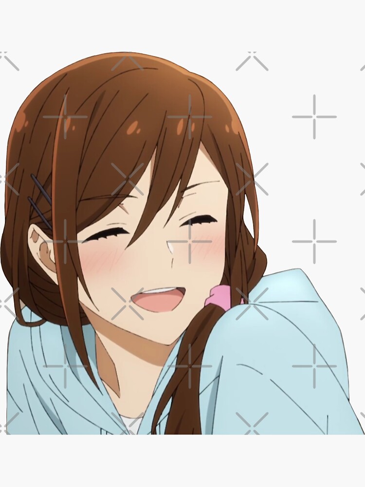 "Cute hori smiling" Sticker for Sale by Fiszta | Redbubble