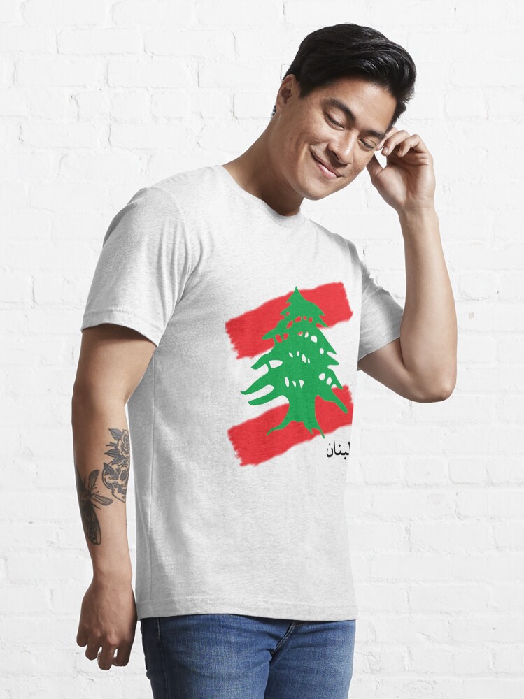 "Lebanon flag العلم اللبناني" T-shirt for Sale by shorouqaw1 | Redbubble | lebanon t-shirts ...