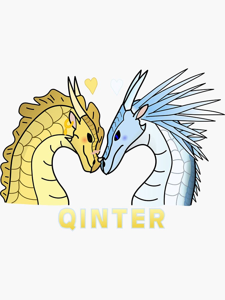 "Qinter - Winter and Qibli Wings of Fire" Sticker for Sale by ...