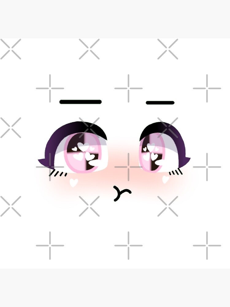 "Gacha Face" Poster for Sale by blinkgirlie | Redbubble