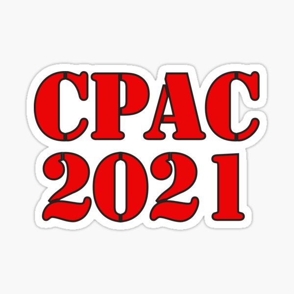 "CPAC 2021" Sticker by GilesTs | Redbubble