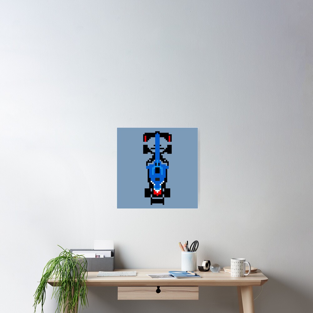 "Alpine Formula 1 2021 Car - Pixel art" Poster for Sale by javalinsta ...