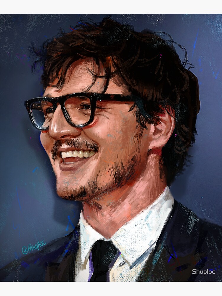 "Pedro Pascal" Sticker by Shuploc | Redbubble