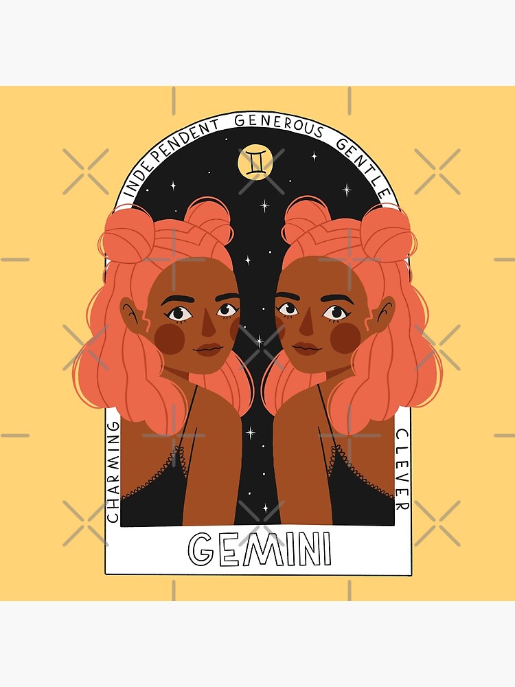 "Gemini Zodiac Goddesses" Poster for Sale by JaneyMakes | Redbubble