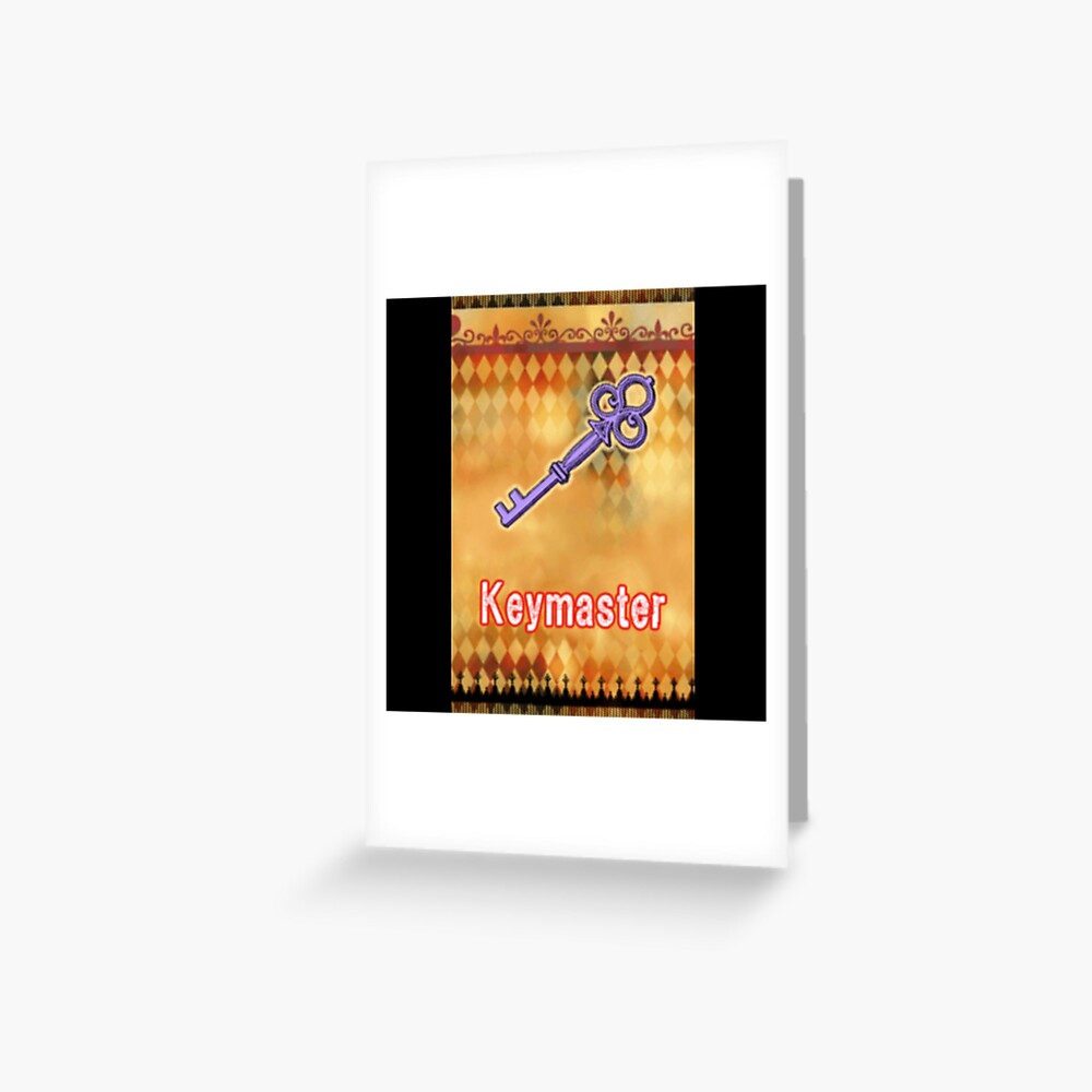 "Your Turn To Die Keymaster Role Card (black edges)" Greeting Card for ...