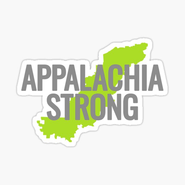 "Appalachia Strong" Sticker for Sale by Go-Fun | Redbubble