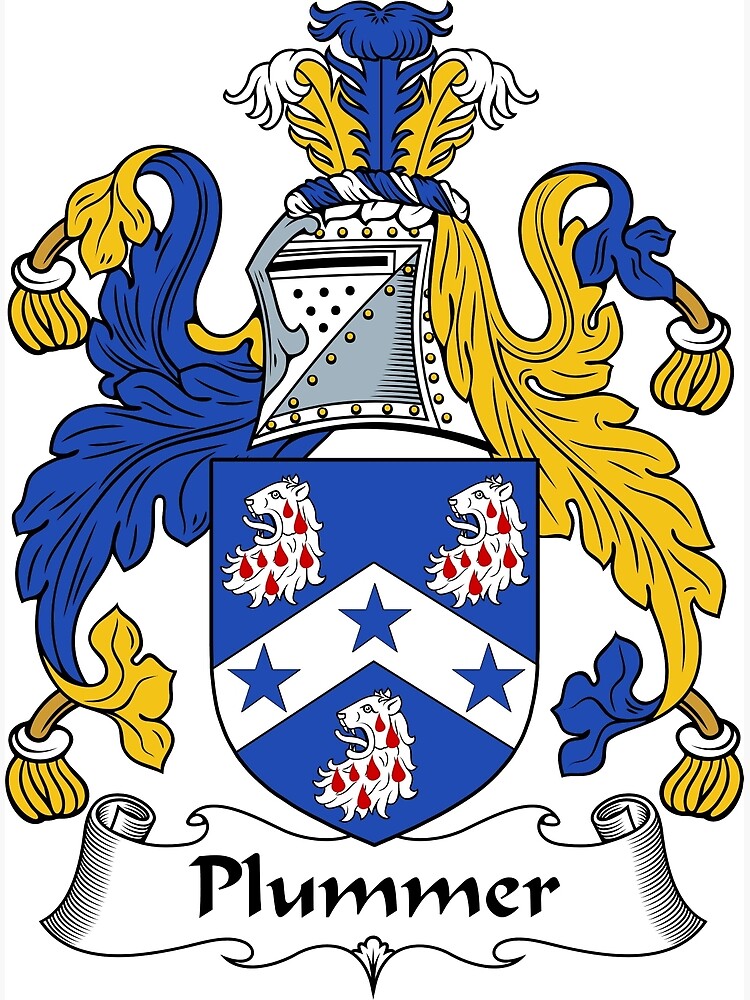 "Plummer Coat of Arms / Plummer Family Crest" Art Print by ...