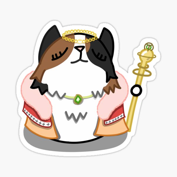 "Royal Zelda Cat" Sticker for Sale by ItsaCoppa | Redbubble