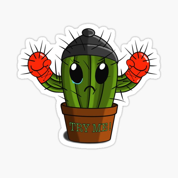 "Try Me! " Sticker by Dauntless42 | Redbubble