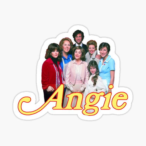 "Retro Angie Cast 70s 80s Throwback Tribute" Sticker for Sale by ...