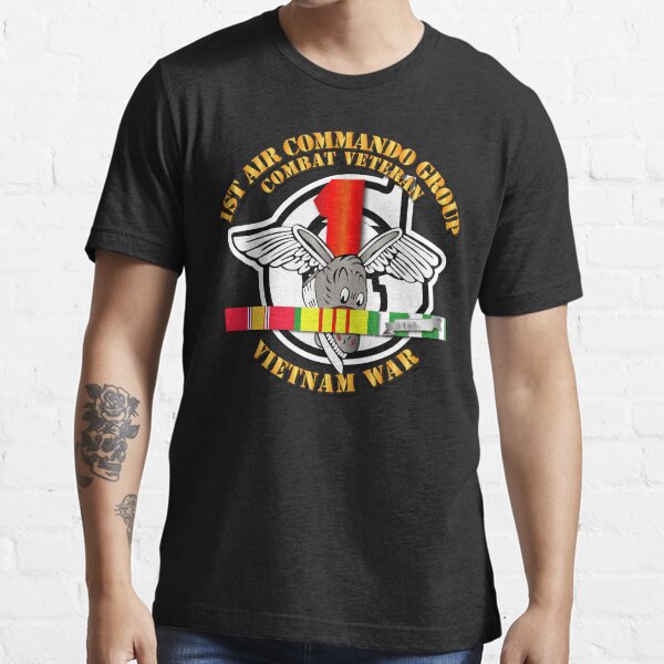 "USAF -1st Air Commando Group - Vietnam War w SVC Ribbons" T-shirt for ...