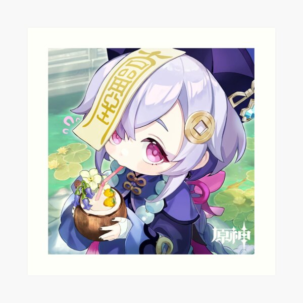 "Genshin Impact - Qiqi Birthday Official Artwork 2021" Art Print for ...