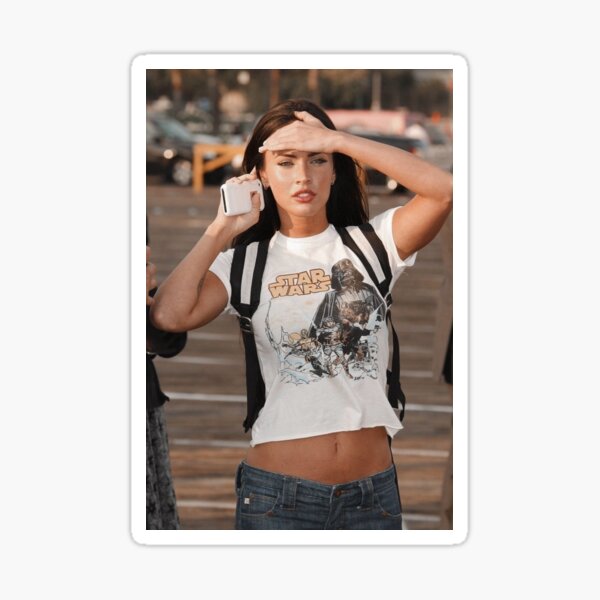 "Megan fox " Sticker by cassiansnesta | Redbubble
