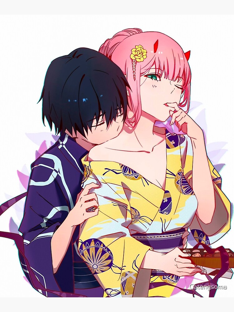 "Zero Two 1" Poster by Catengsoma | Redbubble