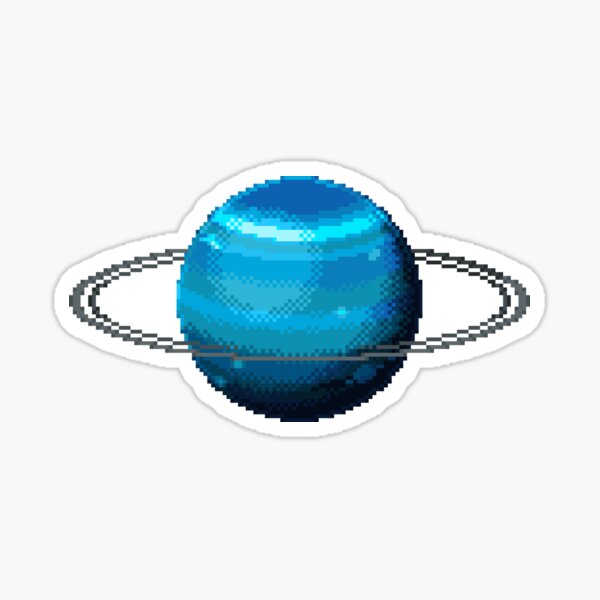 "Uranus" Sticker for Sale by Slynyrd | Redbubble