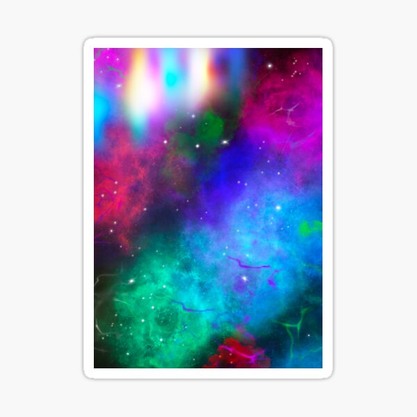 "Space Nebula" Sticker by DashUniverse | Redbubble