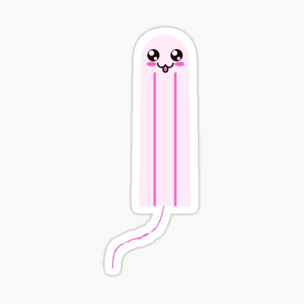 "Happy Tampon " Sticker for Sale by PlanetJunk | Redbubble