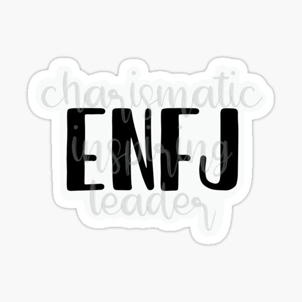"ENFJ" Sticker for Sale by dshannon5 | Redbubble