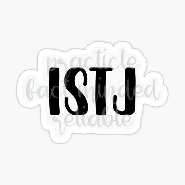 "ISTJ" Sticker for Sale by dshannon5 | Redbubble