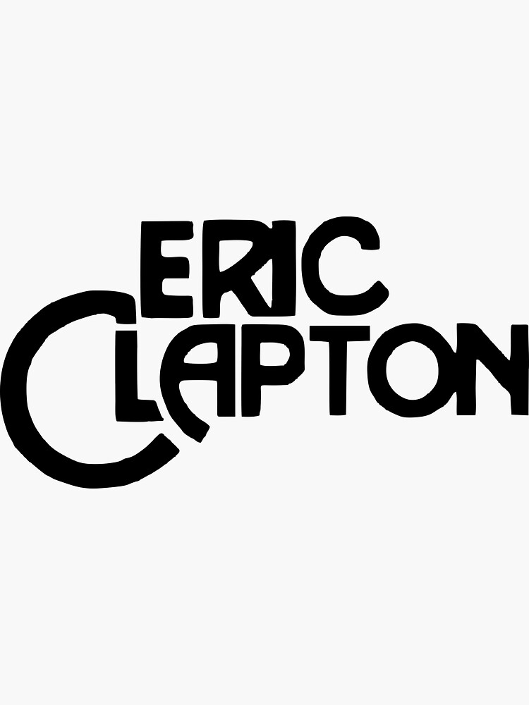 "Eric Clapton" Sticker by wenayyolo | Redbubble