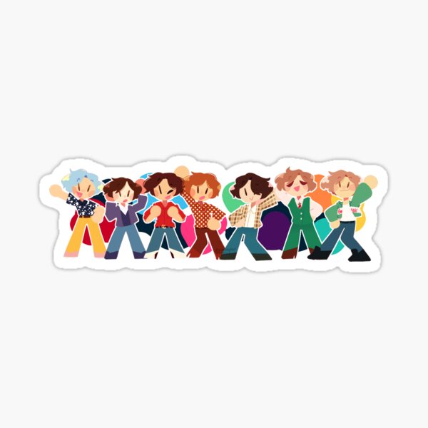 "Dynamite Chibis V1" Sticker by saltiraptor | Redbubble