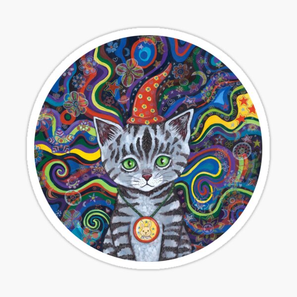 "Cyril, Wizard's Apprentice" Sticker by LyndaBell | Redbubble