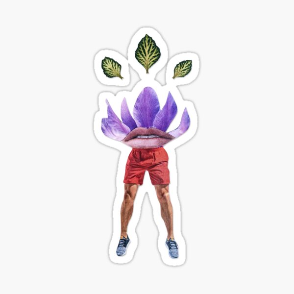 "Male Collage 6" Sticker for Sale by BearlyDrawn | Redbubble