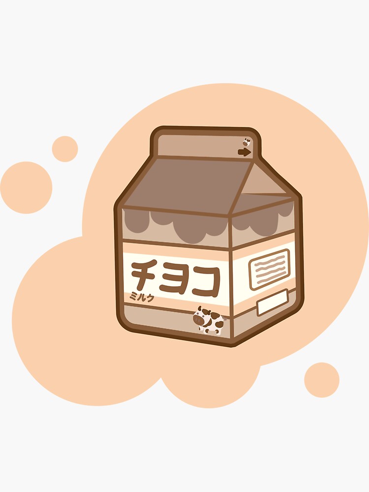 "Cute Choco Milk" Sticker for Sale by KyuumiNya | Redbubble