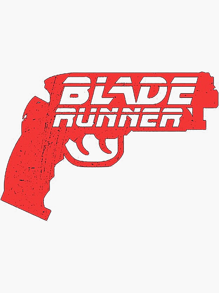 "Blade Runner Guns T-Shirt" Sticker for Sale by VaConstan7iz | Redbubble