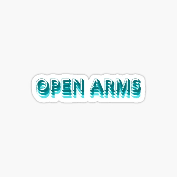 " OPEN ARMS" Sticker for Sale by Annabellshop | Redbubble