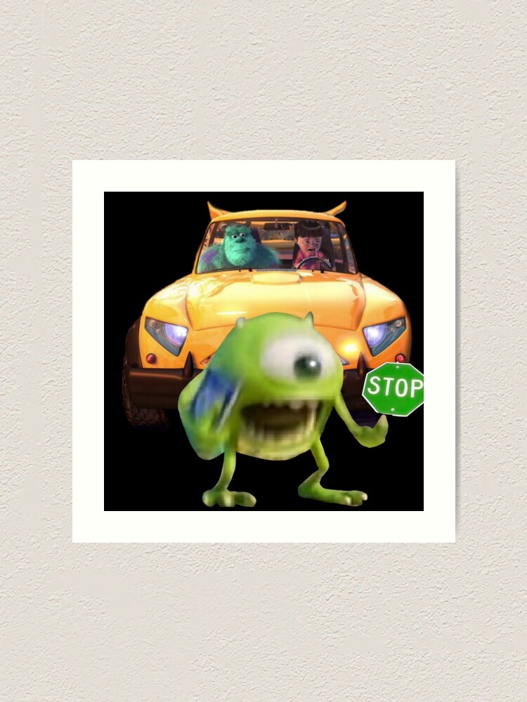 "Boo crying driving meme" Art Print by vivijon | Redbubble