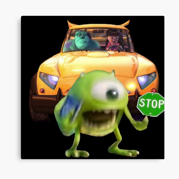 "Boo crying driving meme" Canvas Print for Sale by vivijon | Redbubble