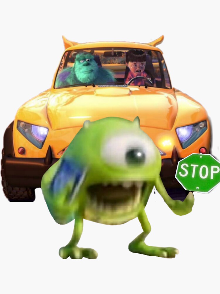 "Boo crying driving meme" Sticker for Sale by vivijon | Redbubble