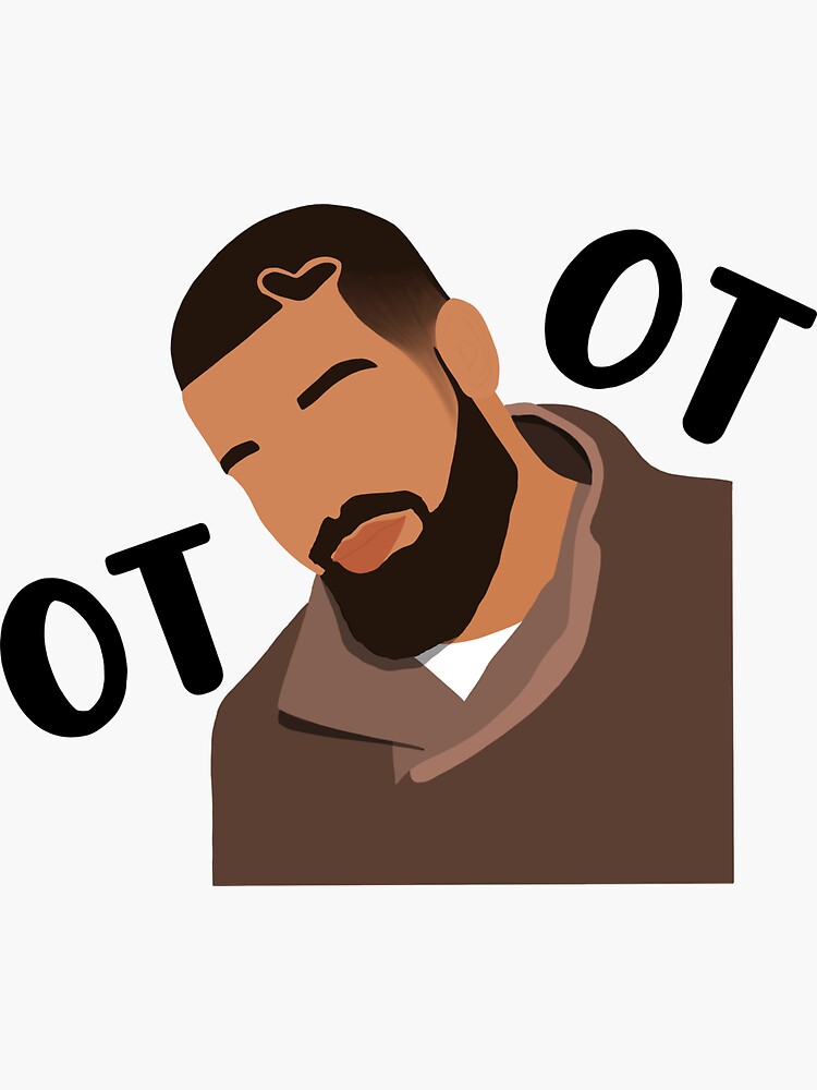 "Occupational Therapy Pop-Culture Drake" Sticker for Sale by ...