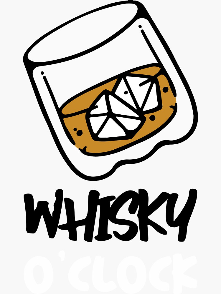 "whisky" Sticker for Sale by PicknPay | Redbubble