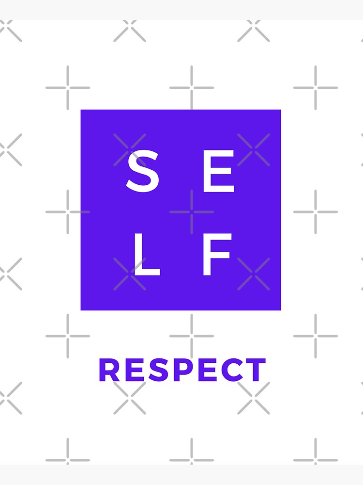 "SELF RESPECT" Sticker for Sale by CamelotFire | Redbubble