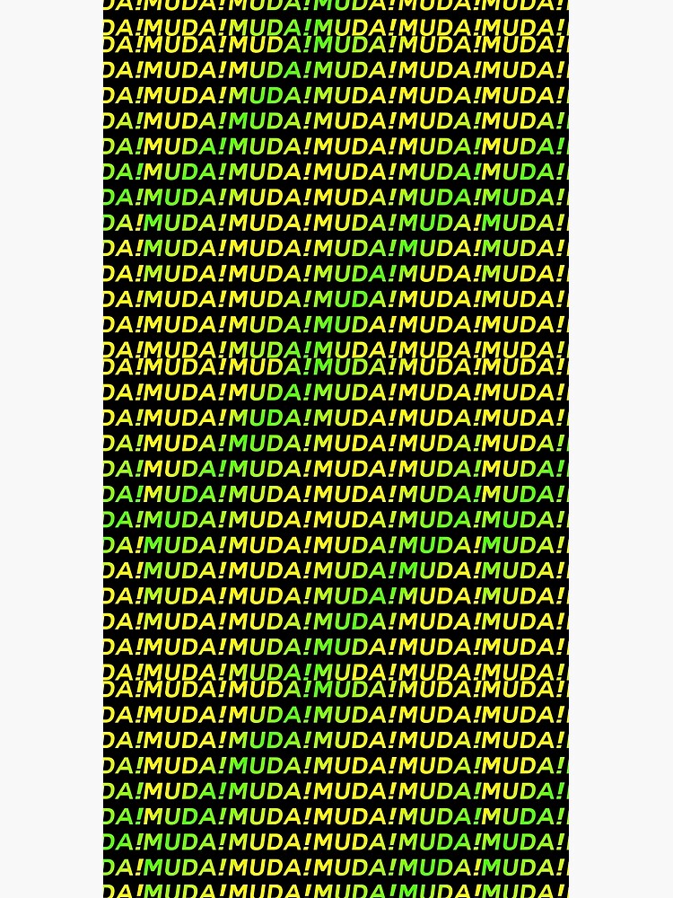 "MUDA! MUDA! MUDAAA!!!" Duffle Bag for Sale by PenBrond | Redbubble