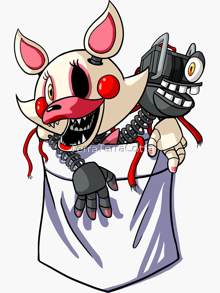 "Mangled Mangle in my Pocket" Sticker by TerraTerraCotta | Redbubble