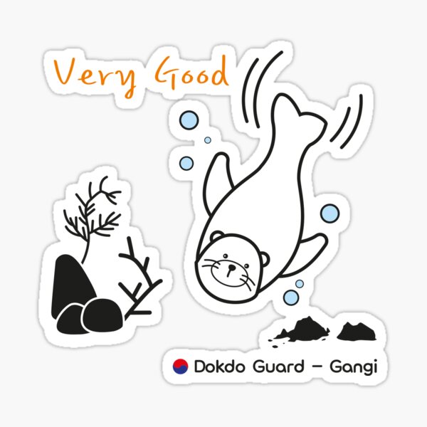 "Dokdo Guard - Gangi 13" Sticker for Sale by designconnect | Redbubble