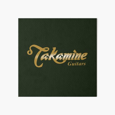 "Awesome Takamine Logo" Art Board Print by wakama | Redbubble