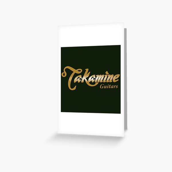"Awesome Takamine Logo" Greeting Card by wakama | Redbubble